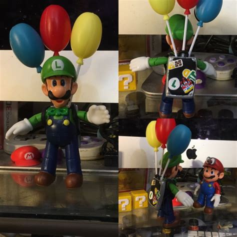Luigi Super Mario Odyssey Nintendo Custom Action Figure