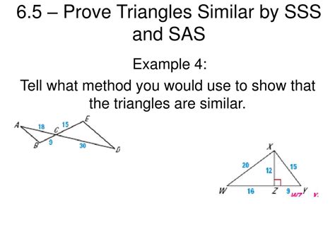 PPT Prove Triangles Similar By SSS And SAS PowerPoint Presentation ID