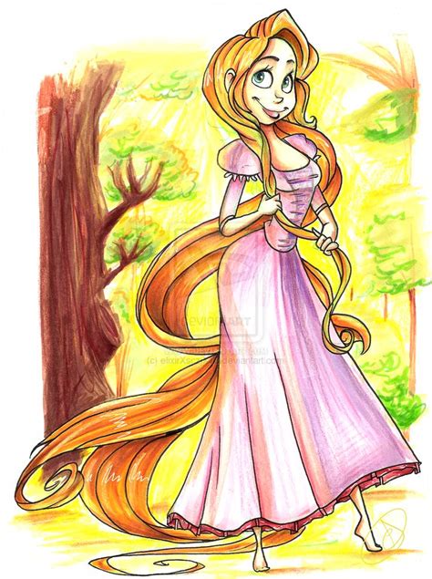 Tangled Rapunzel By Elixirxsczjx13 On Deviantart Tangled Rapunzel