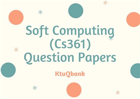 Soft Computing Cs361 Question Papers 2015 Batch Ktuqbank