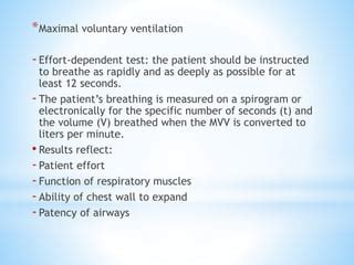Pulmonary Function Test Ppt PPTX