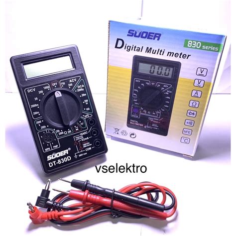 Jual Tester Digital Kecil 830dmulti Tester Digital Mini Suoer Dt830