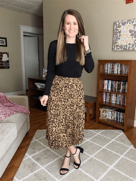 Six Ways To Style A Cheetah Print Midi Skirt