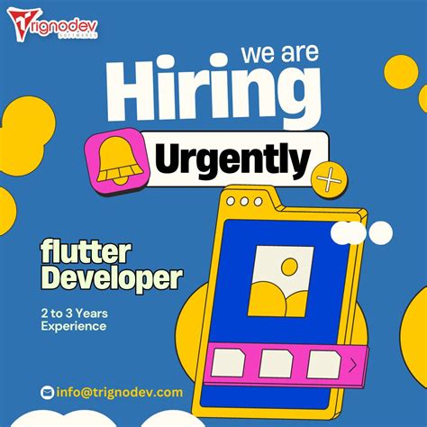Trignodev Softwares Pvt Ltd On Linkedin Urgentlyhiring Flutterdeveloper Noidajobs