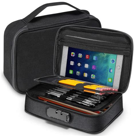 Getuscart Zannaki Big Capacity Storage Pouch Marker Pen Pencil Case Simple Stationery Bag Box