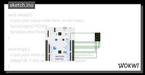 Seven Segment Wokwi Esp32 Stm32 Arduino Simulator Seven Segment Wokwi Esp32 Stm32 Arduino Simulator