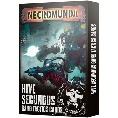 Necromunda Hive Secundus Gang Tactics Cards Premium Board Games