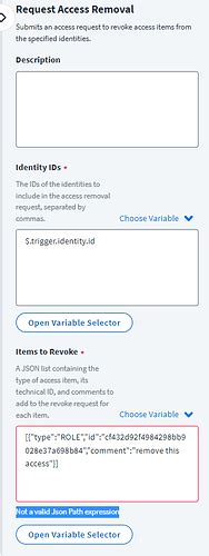 idn workflow remove access request isc discussion and questions