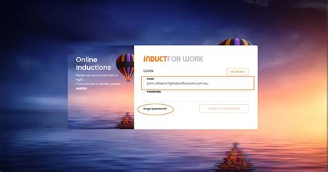 27 Resetting Password Induct For Work Australia