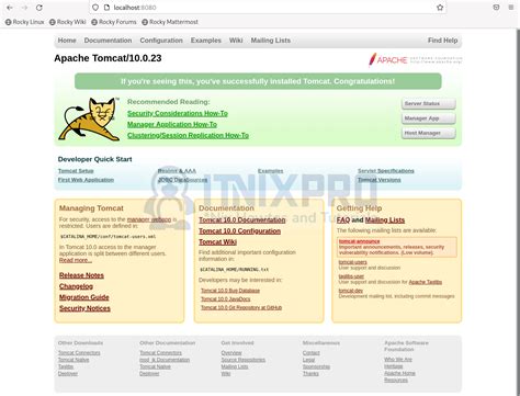 Install Apache Tomcat On Rocky Linux 9