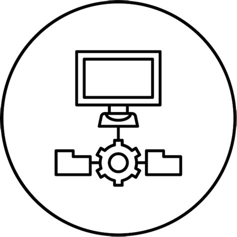 Premium Vector Folder Management Icon