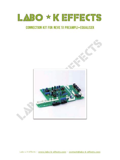 Labo K Effects Neve 51 Racking Kit En Pdf Electrical Connector Printed Circuit Board