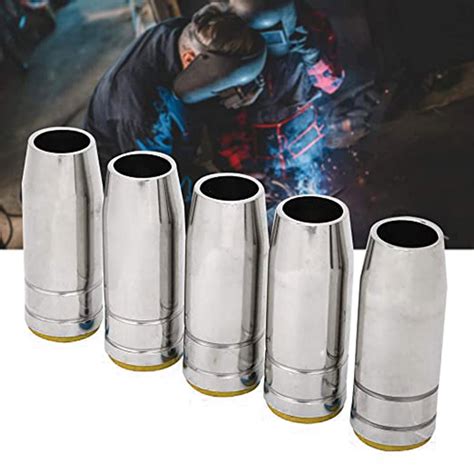 Mig Mag Gas Nozzle For 25ak Welding Torch Set Of 5 Implemental