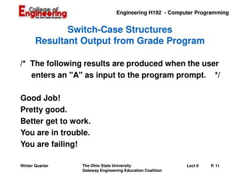 Ppt Switch Case Structures Powerpoint Presentation Free Download Id1271909