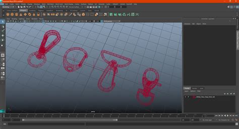 금속 클로 걸쇠 실버 세트 3d 모델 34 Blend C4d Fbx Max Ma Lxo Obj 3ds