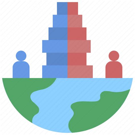 Size Population Census Demographic Pyramid Icon Download On Iconfinder