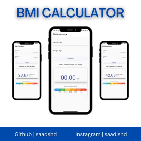 A Simple Bmi Calculator Using Flutter Free Flutter Source Code