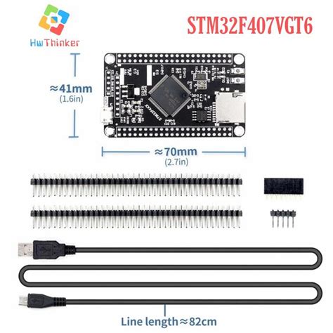 Jual Stm32f407vgt6 Stm32f4 F407 Stm32 Sd Slot Development Board Cortex M4 Kota Surabaya