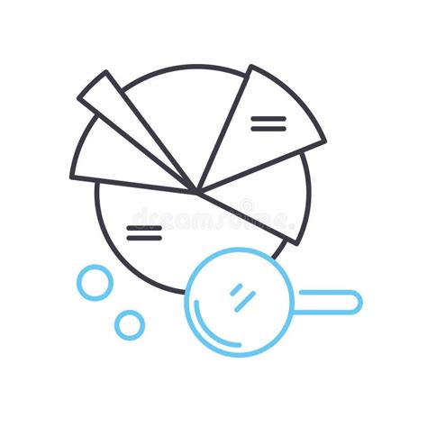 Research Report Line Icon Outline Symbol Vector Illustration Concept Sign Stock Vector