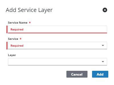 Configure Service Layers