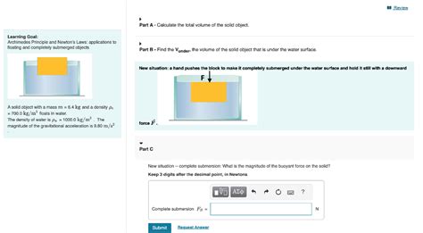 Solved Part A Calculate The Total Volume Of The Solid Chegg