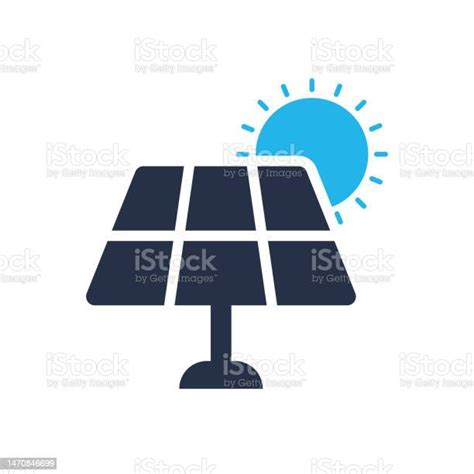 태양 전지 패널 아이콘입니다 단일 단색 아이콘입니다 벡터 그림입니다 웹 사이트 디자인 로고 앱 템플릿 Ui 등 활력에 대한 스톡 벡터 아트 및 기타 이미지 Istock