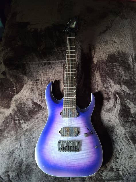 My 7 String Ibanez Rga71al Axion Label Ribanez