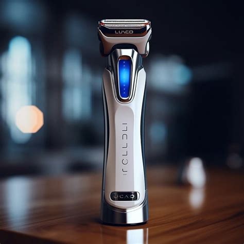 Electric Shaver On Wooden Table