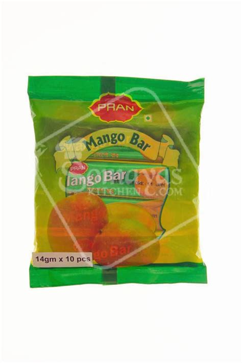 Pran Mango Bar 10pcsx14g • Hallans