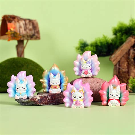 Blind Box Toys Deco Nine Tail Fox Tushan Popbeans 2nd Gen Boxes