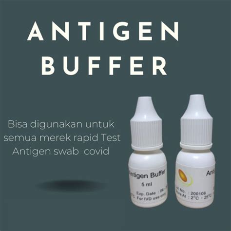 Jual Cairan Antigen Buffer 5ml Dan 10ml Liquid Buffer Antigen