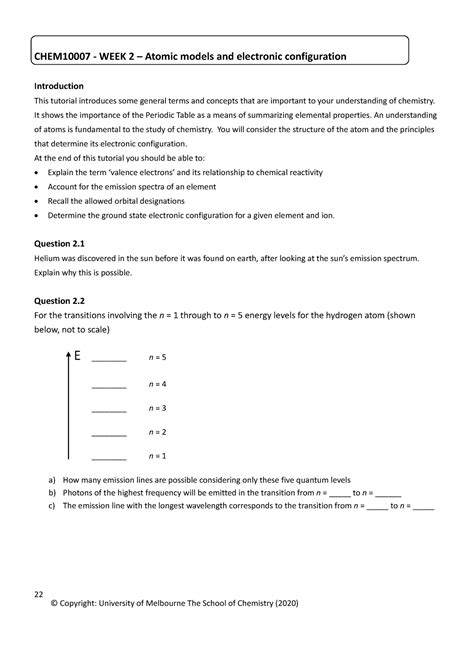 Week 2 Chem10007 Tutorial Questions Warning Tt Undefined Function 32 © Copyright