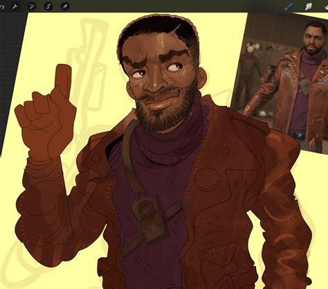 Colt Doodle In Progress R Deathloop