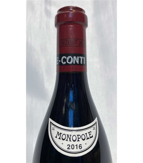 Romanée Conti 2016 Domaine De La Romanée Conti