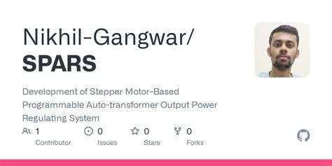 Github Nikhil Gangwarspars Development Of Stepper Motor Based