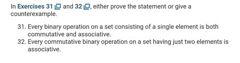 In Exercises 31 And 32 Either Prove The Statement