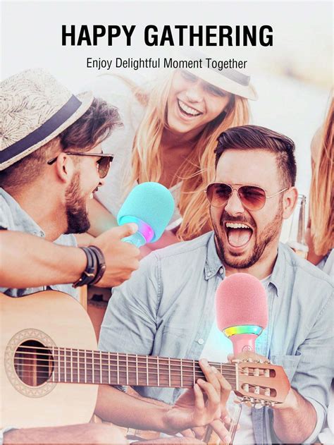 Fifine Microfono Karaoke Bluetooth Senza Fili Fifine Microfono