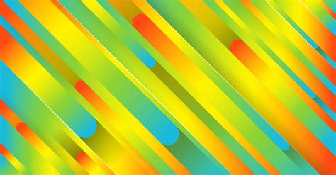 Trendy Geometric Colorful Background With Abstract Lines Banner Design