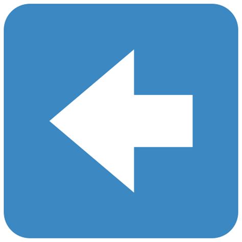 Left Arrow Emoji Meaning With Pictures From A To Z