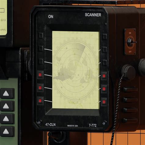 Artstation Military Radio Scanner Pbr Game Ready Game Assets