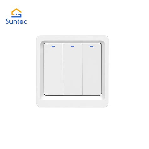 Tuya Zigbee WiFi Smart Switch EU UK Push Button Smart Wall Light Switch Push Button Switch And