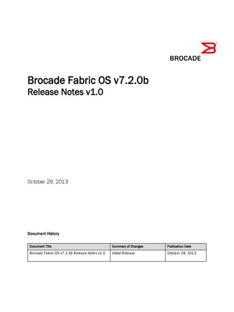Brocade Fabric Os V7 2 0b V1 0 Pdf Computer Network Command Line