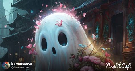 Cutie Ghostie Hyperdetailed Cute Ghost Fantasy Art