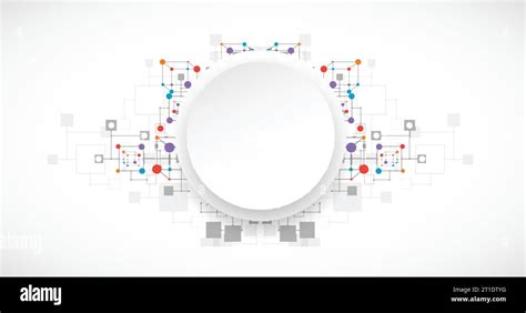 Abstract Technology Background Connection Theme Vector Stock Vector Image Art Alamy