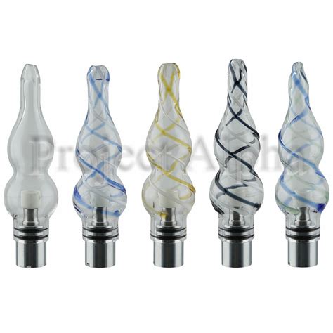 G3 Double Swirl Glass Globe Wax Atomizer Project Alpha Vape Supplier