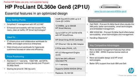 Ppt Hp Proliant E Series And P Series Defined Powerpoint Presentation Id