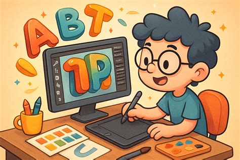 포토샵으로 만드는 입체 타이포그래피의 세계 🎨