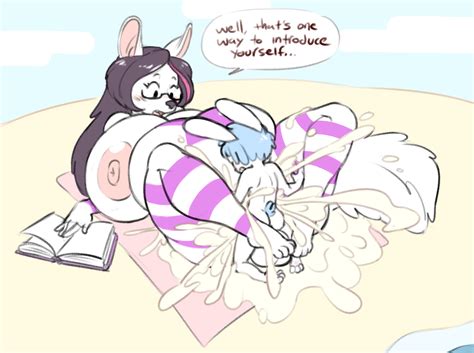 Rule 34 1boy 1girls 2017 Angstrom Anthro Beach Belly Big Balls Big