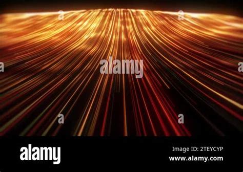 Abstract Glowing 3d Light Strokes Background 4k Animation Of An