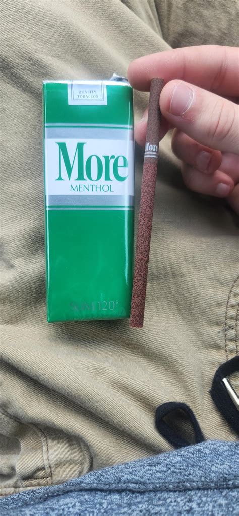 More 120 Menthol Classy And The Menthol Lasts Throughout The Whole